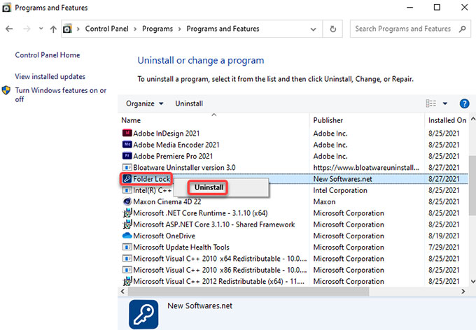 How To Uninstall Folder Lock From Windows Completely 